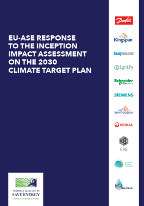 EU-ASE response to the Inception Impact Assessment on the 2030 Climate ...